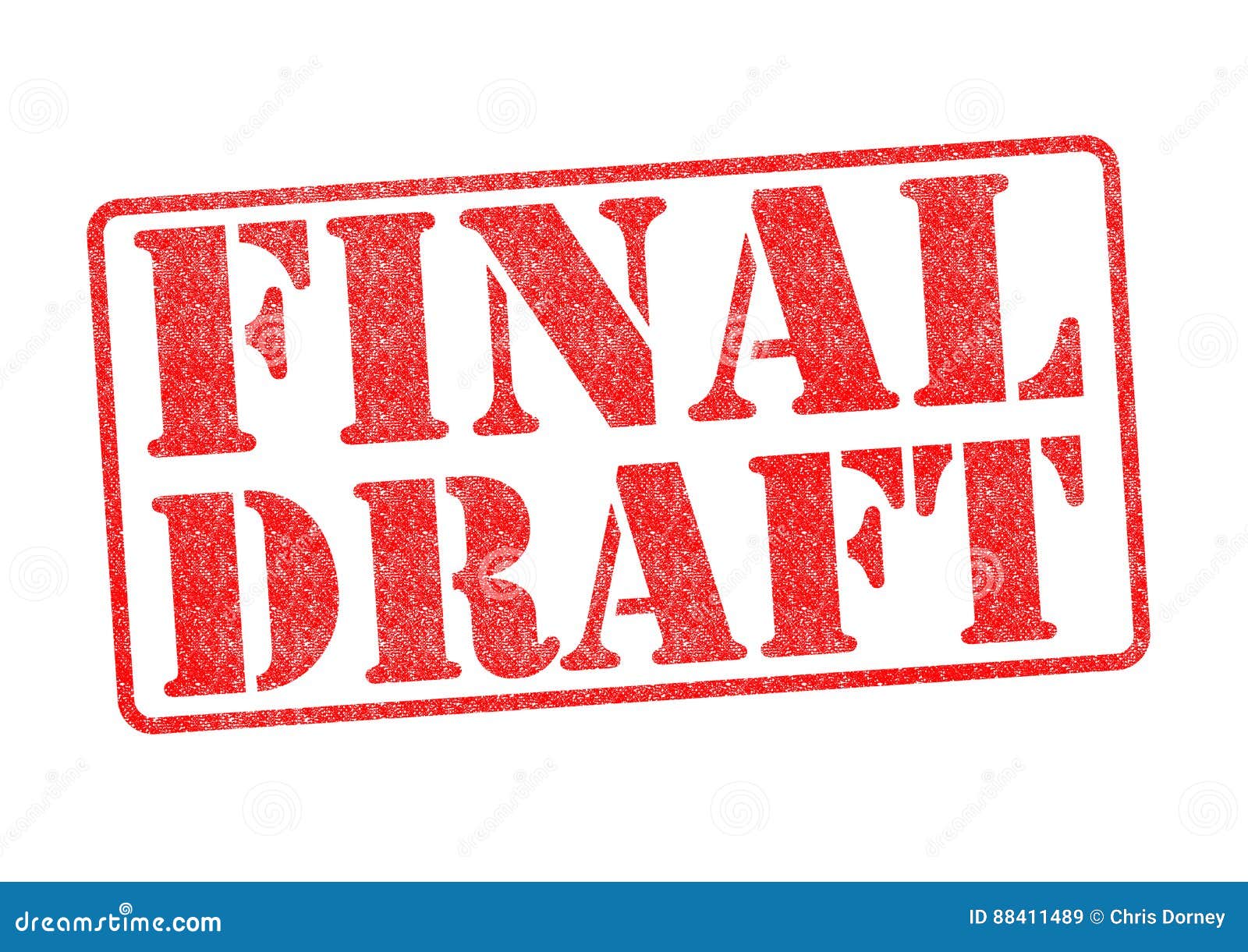 FINAL DRAFT stock illustration. Illustration of copy - 88411489