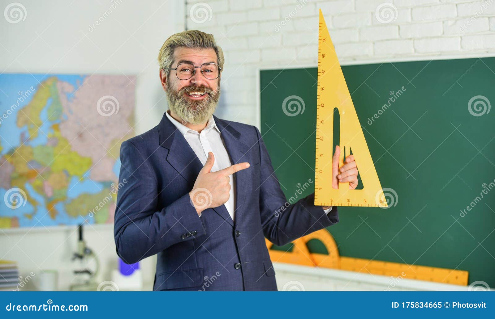 Final Examination Designed Test Learning Outcomes. Teacher Explaining ...