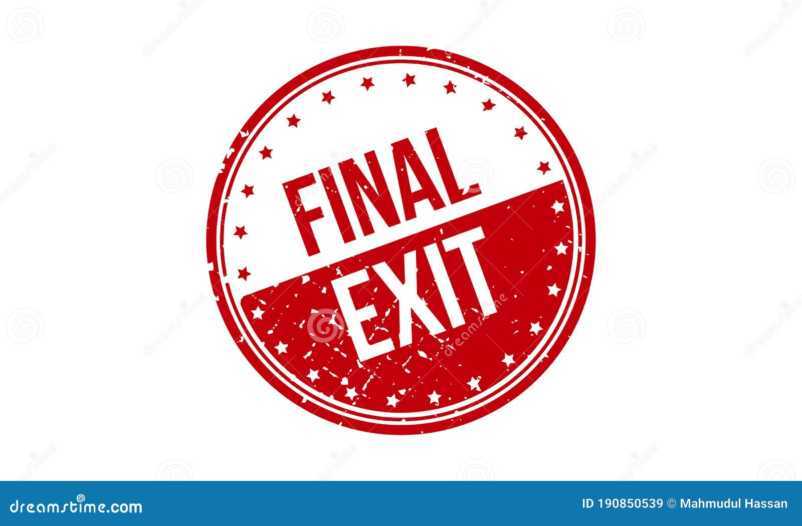 Final Exit Rubber Stamp. Red Final Exit Rubber Grunge Stamp Seal Vector ...