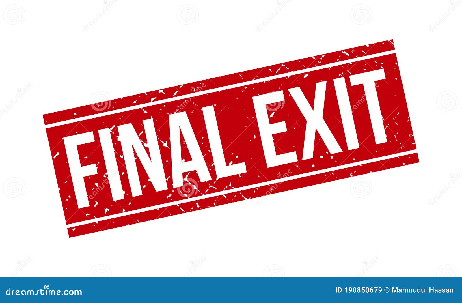 Final Exit Rubber Stamp. Red Final Exit Rubber Grunge Stamp Seal Vector ...