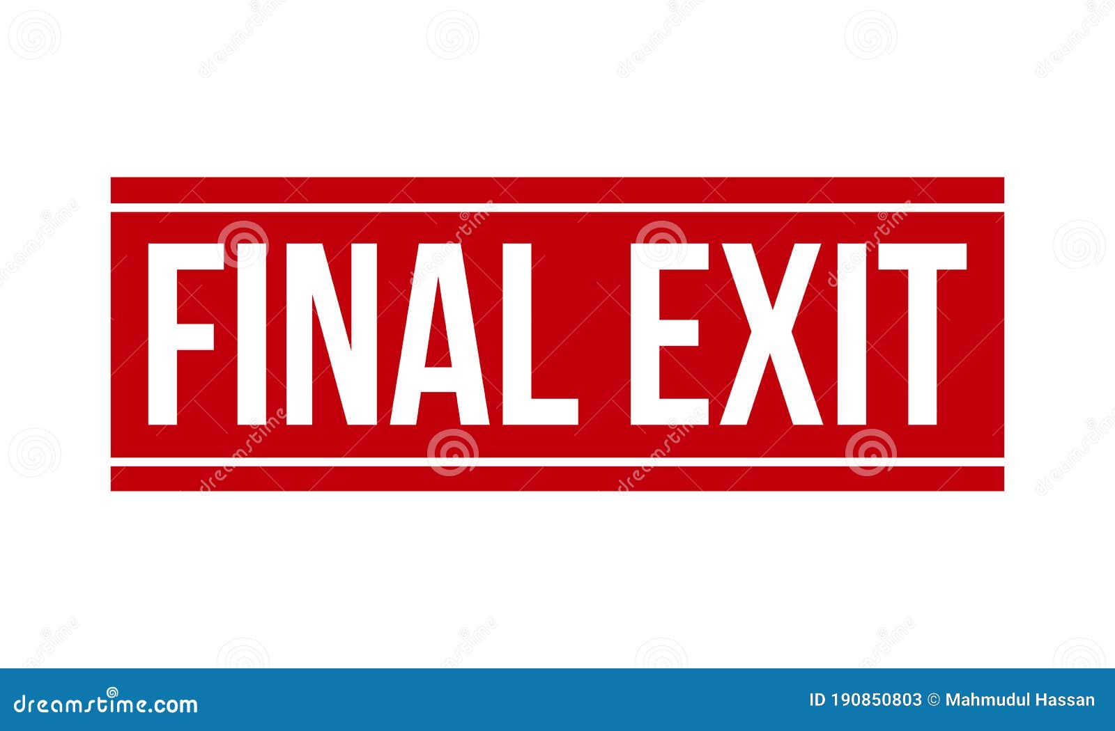 Final Exit Rubber Stamp. Red Final Exit Rubber Grunge Stamp Seal Vector ...