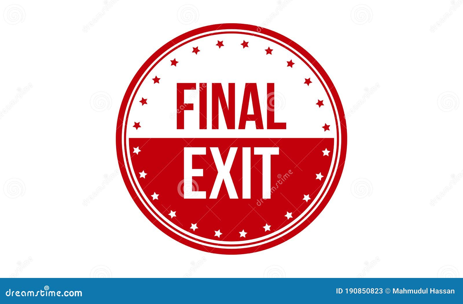 Final Exit Rubber Stamp. Red Final Exit Rubber Grunge Stamp Seal Vector ...