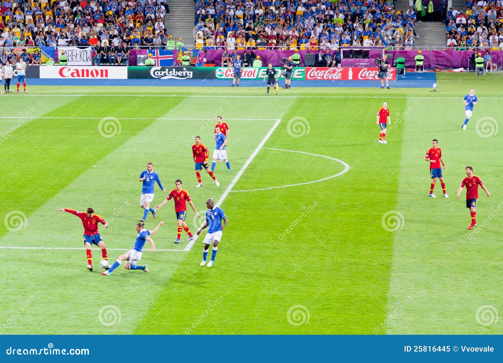 Final Football Game of UEFA EURO 2012 Editorial Image - Image of spain ...