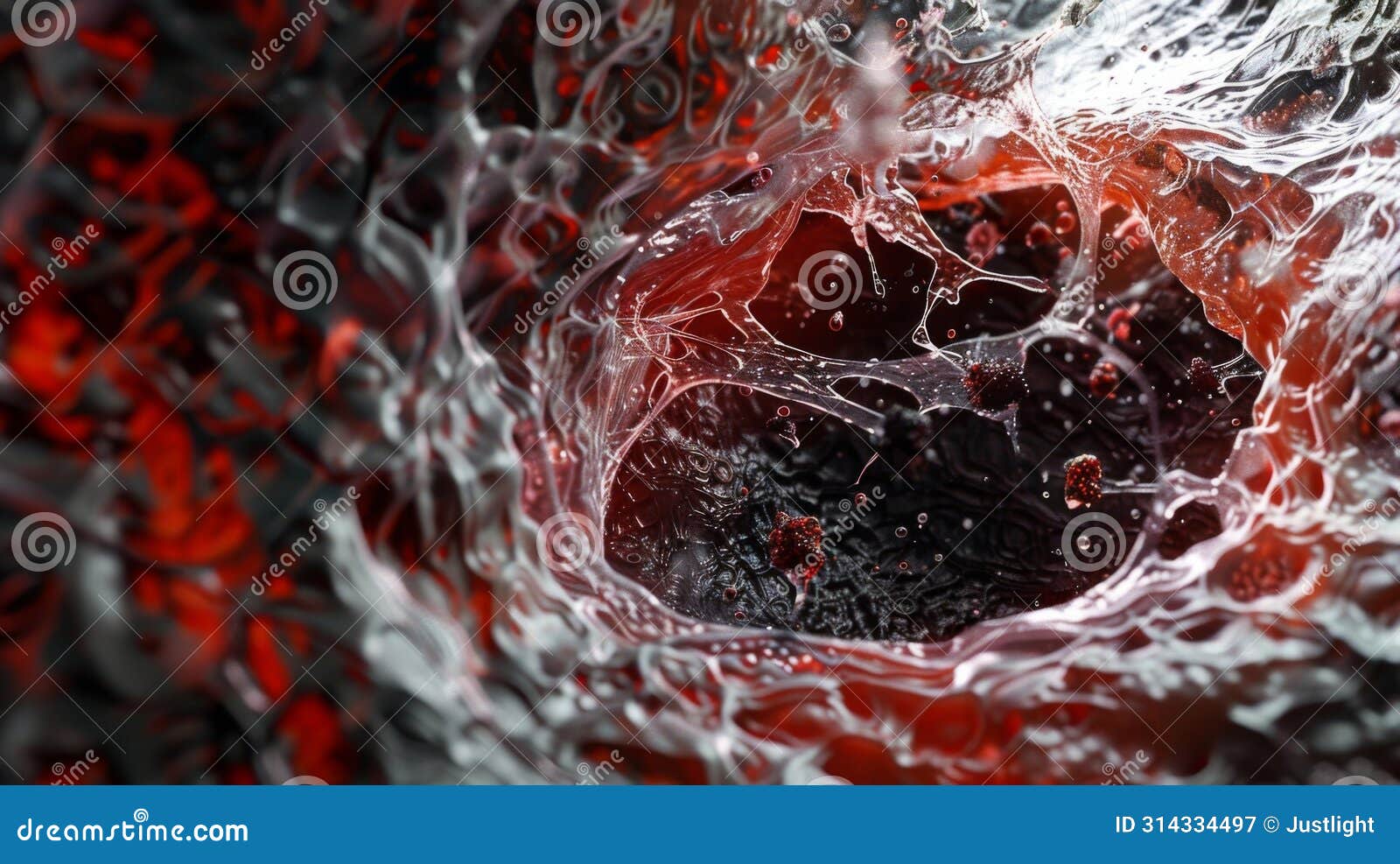 The Final Image Shows the Cells Outer Membrane Which is Now Ruptured ...