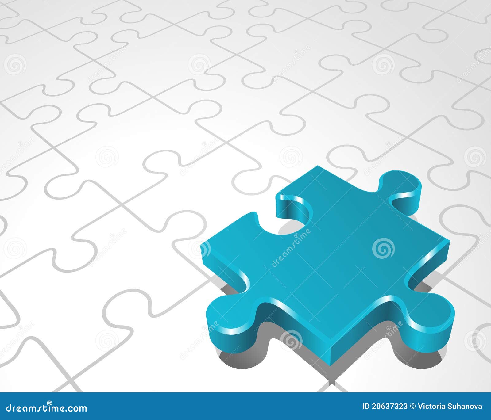 Final jigsaw piece stock illustration. Illustration of colourful - 20637323