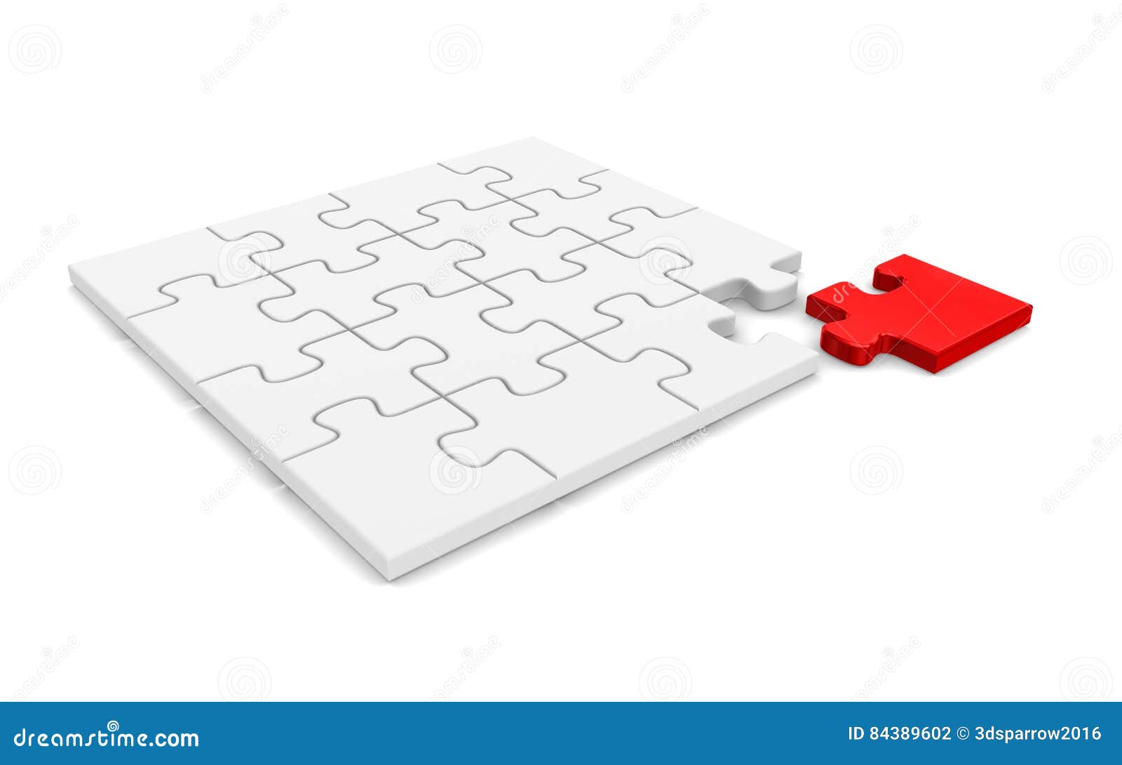 Final jigsaw puzzle piece. stock illustration. Illustration of final ...