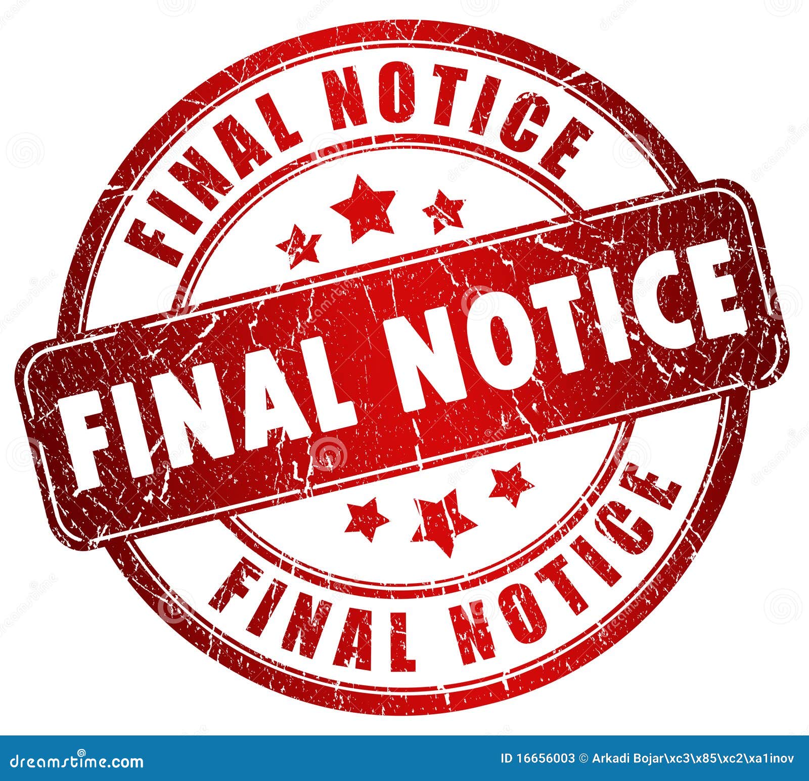 Final notice stamp stock illustration. Illustration of bill - 16656003