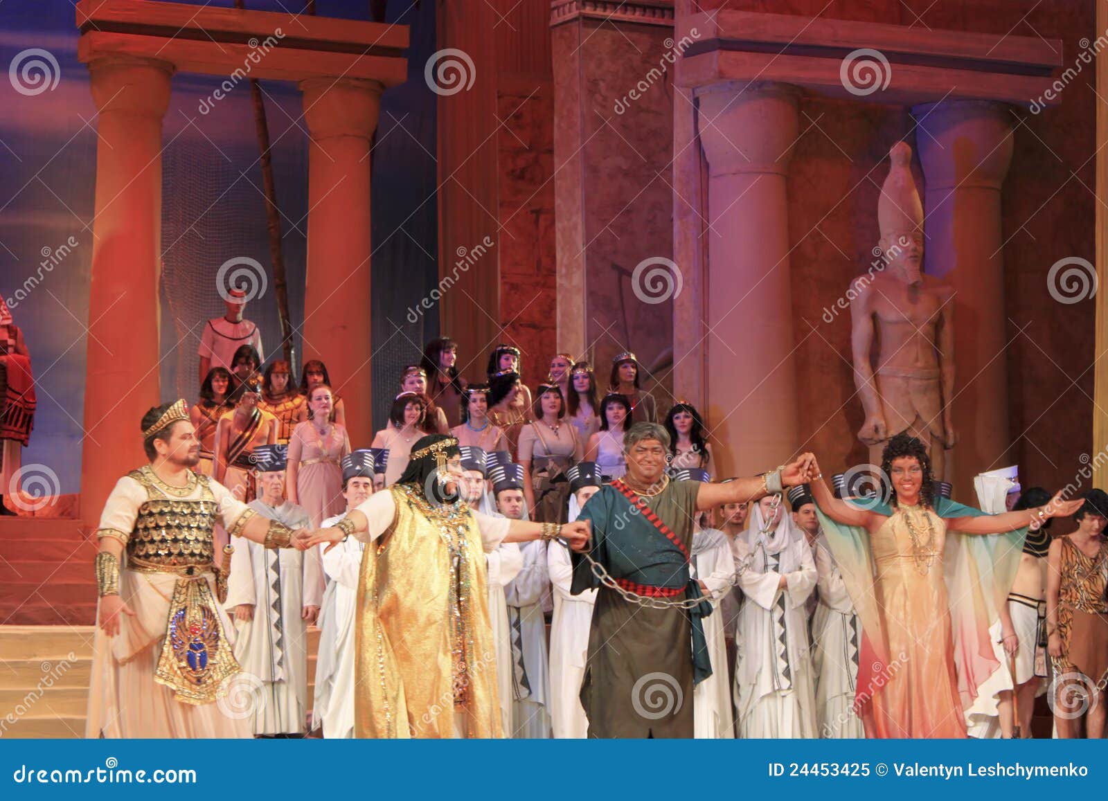 A final of the opera Aida editorial image. Image of ukraine - 24453425