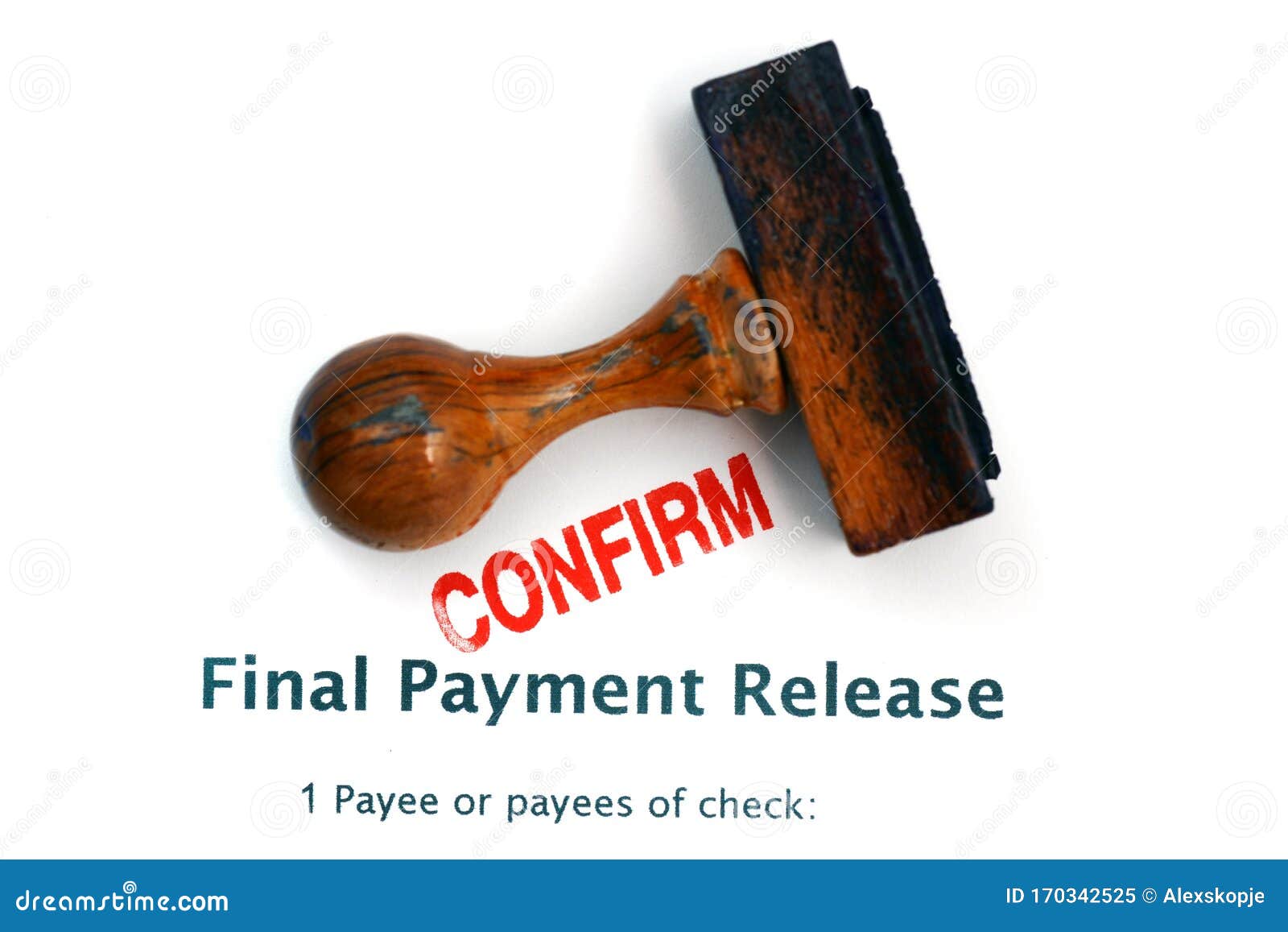 Final payment - confirm stock image. Image of finance - 170342525