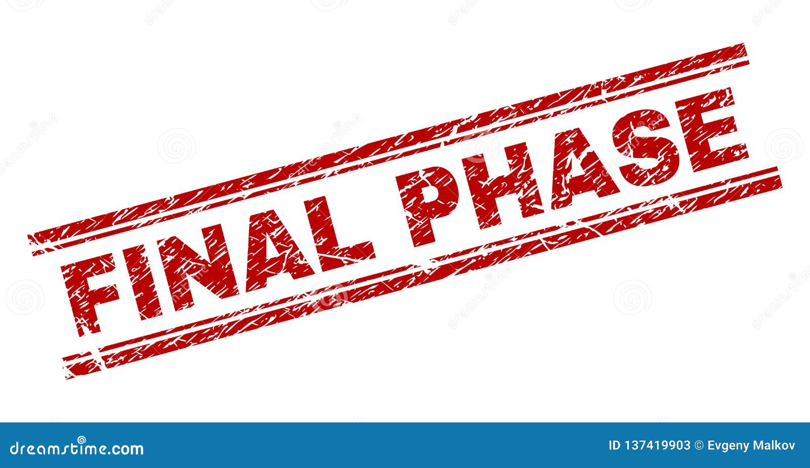 Scratched Textured FINAL PHASE Stamp Seal Stock Vector - Illustration ...