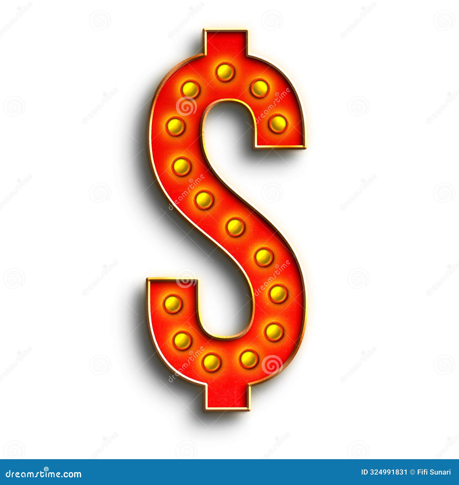 Dollar Alphabet Collage. Stock Image | CartoonDealer.com #57990985