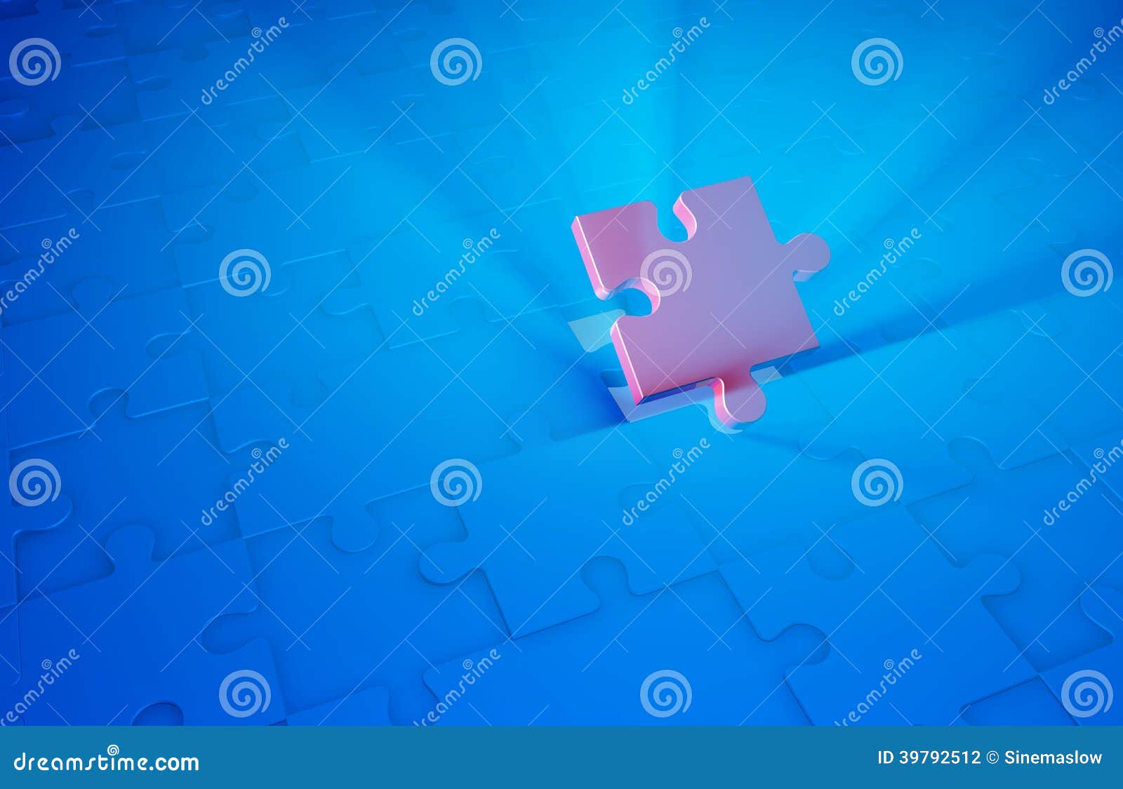 Final puzzle piece stock illustration. Illustration of pattern - 39792512