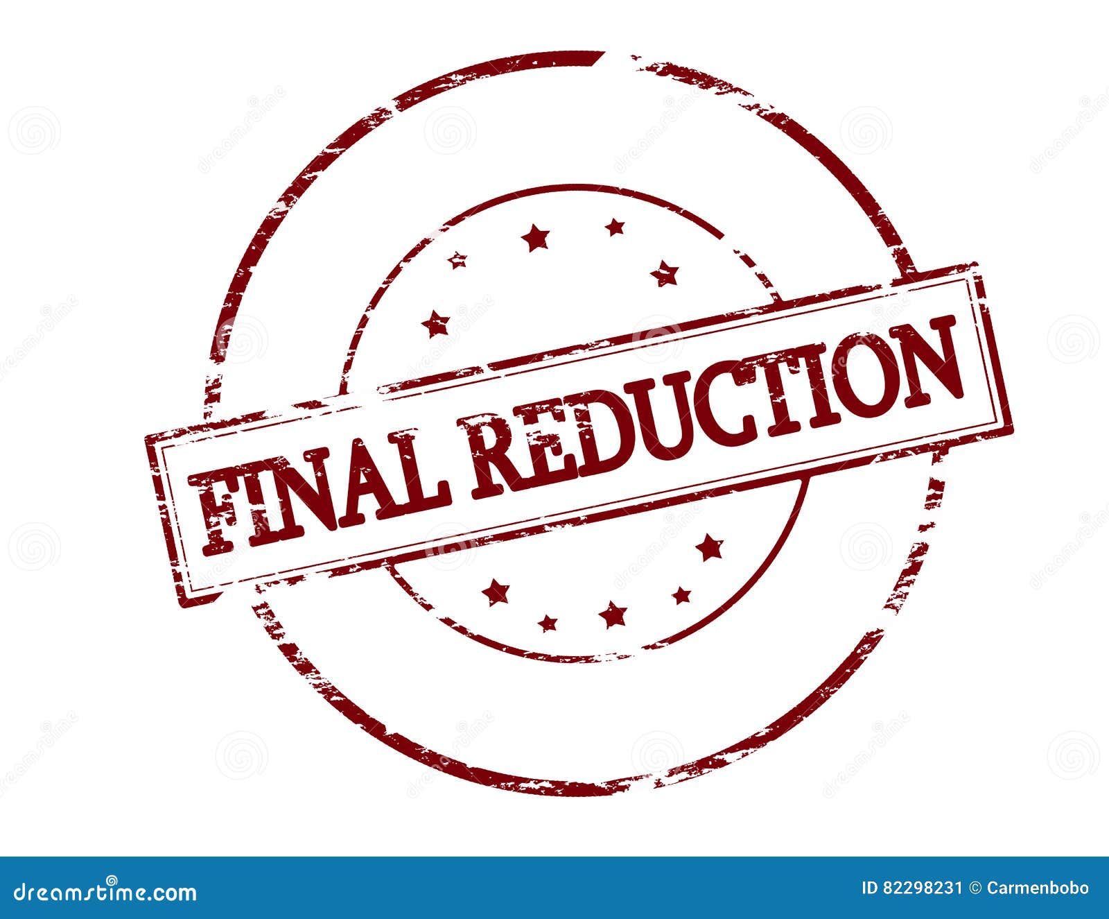 Final Reduction Rubber Stamp Cartoon Vector | CartoonDealer.com #82590435