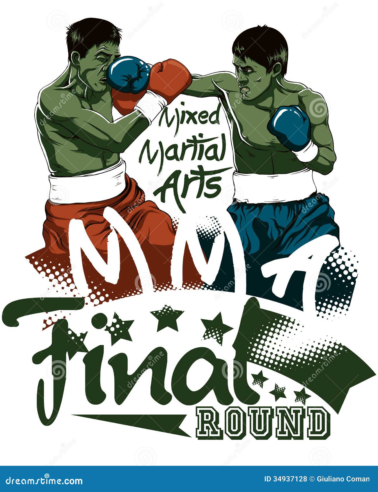 Final round stock vector. Illustration of emblem, champion - 34937128