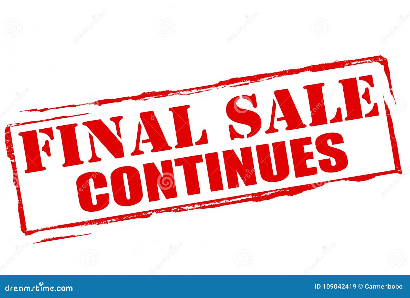 Final sale continues stock illustration. Illustration of carry - 109042419