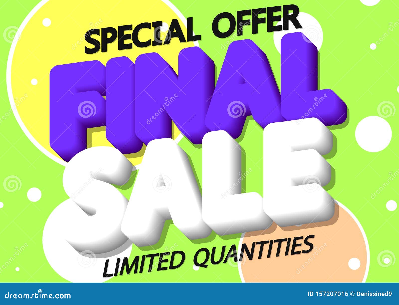 Final Sale, Discount Poster Design Template, Special Offer, Vector ...