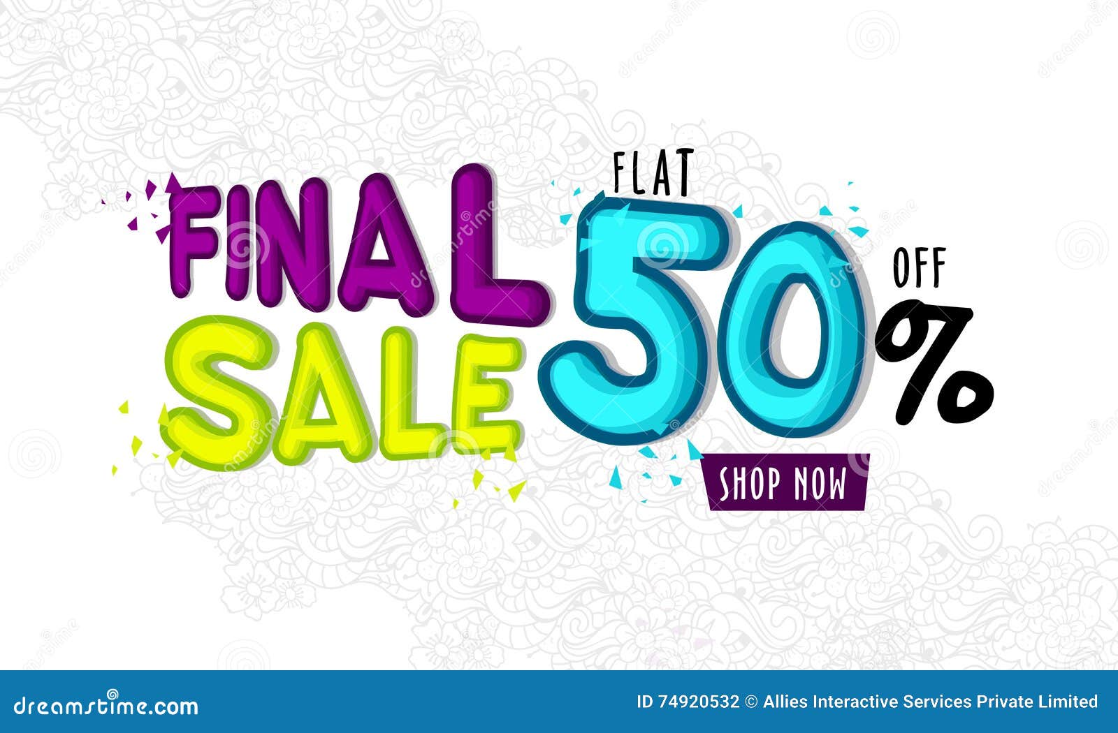 Final Sale Poster, Banner or Flyer Design. Stock Illustration ...