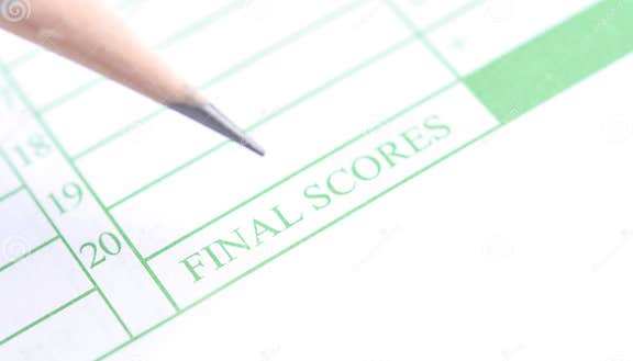 Final scores form stock photo. Image of test, game, school - 44483698