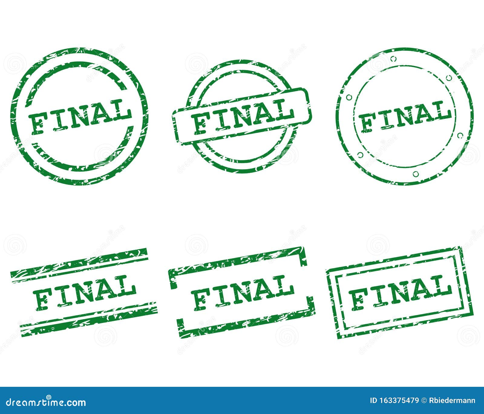 Final stamps stock vector. Illustration of marketing - 163375479