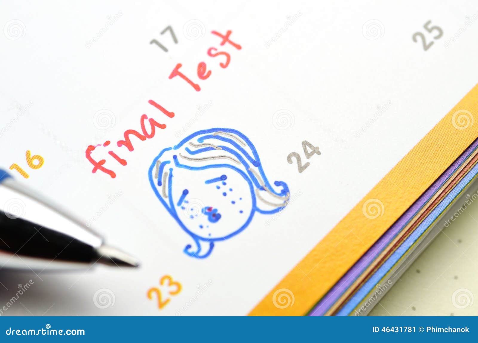 Final Test And Graduation. Lecturer Educator Helping Student With Test ...