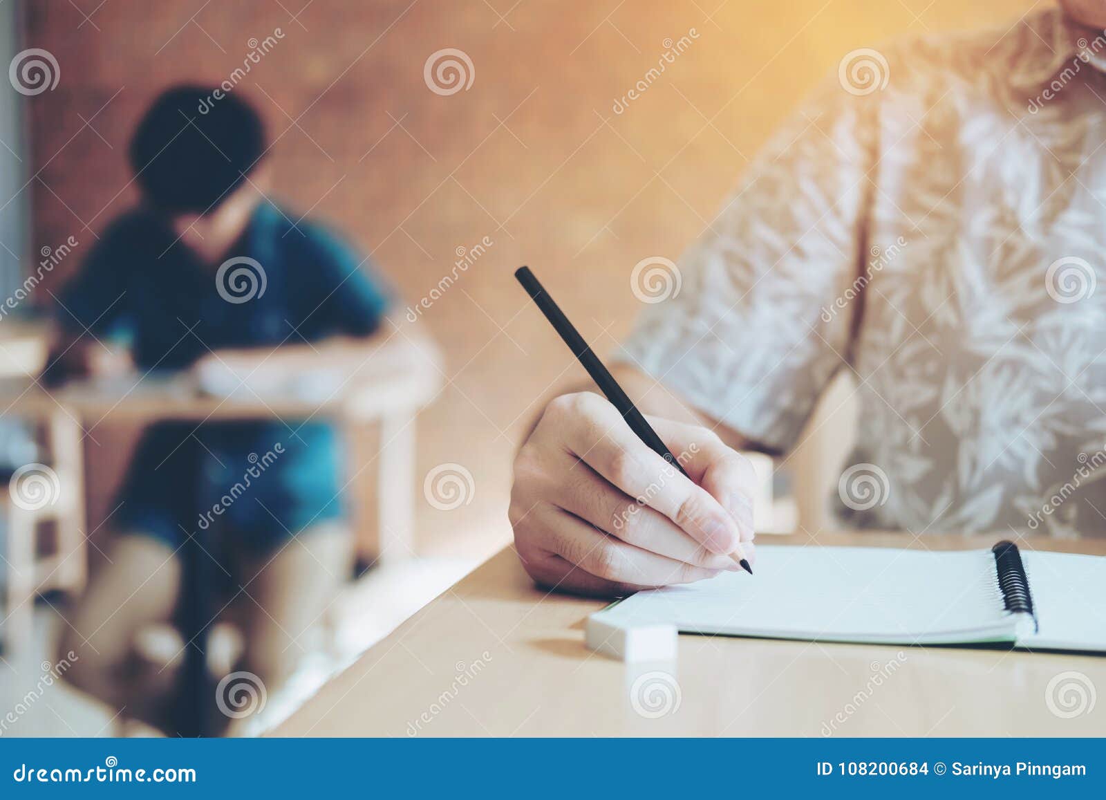 Final Test University Students Testing Exam in University Stock Photo ...
