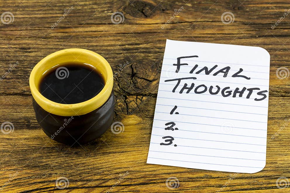Final Thoughts Conclusion Summary Plan End Life Analysis Hospice ...