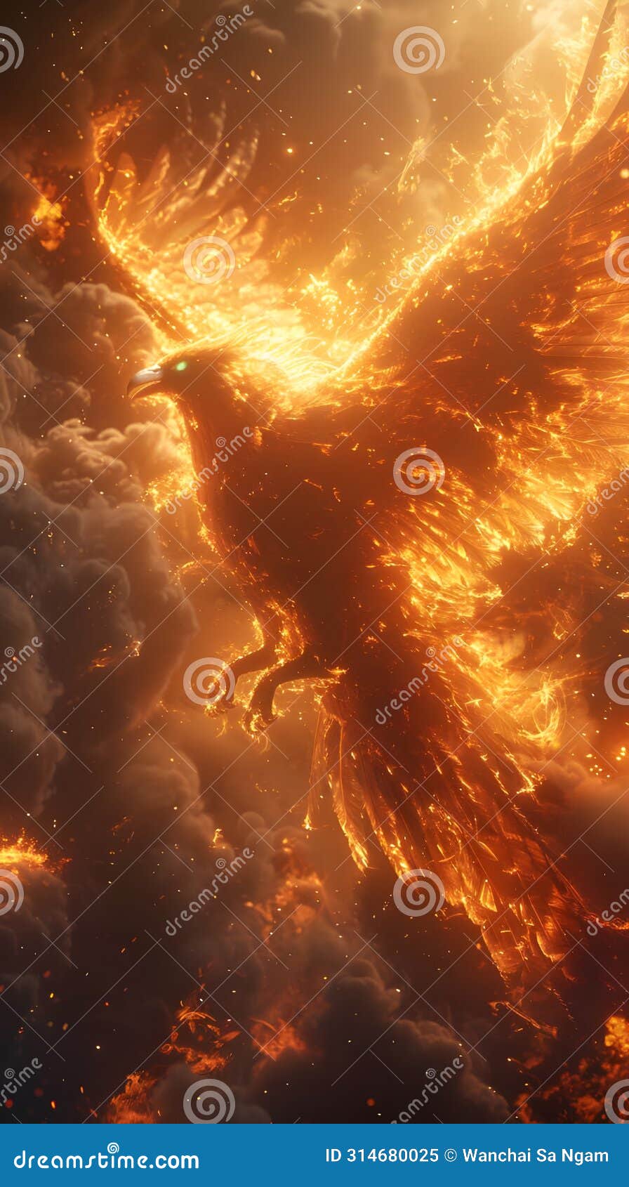 The Final Transformation Of The Immortal Bird, When It Entered The ...