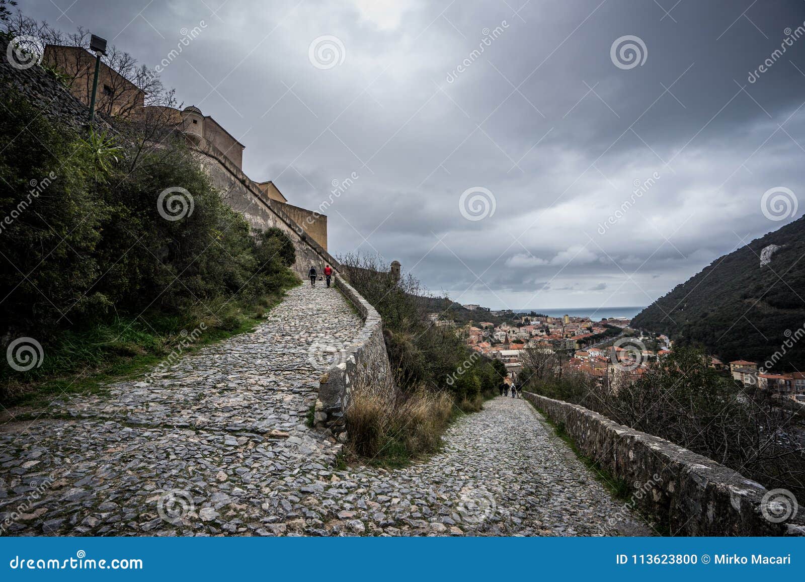 Finalborgo Liguria Ancient Town Editorial Image - Image of european ...