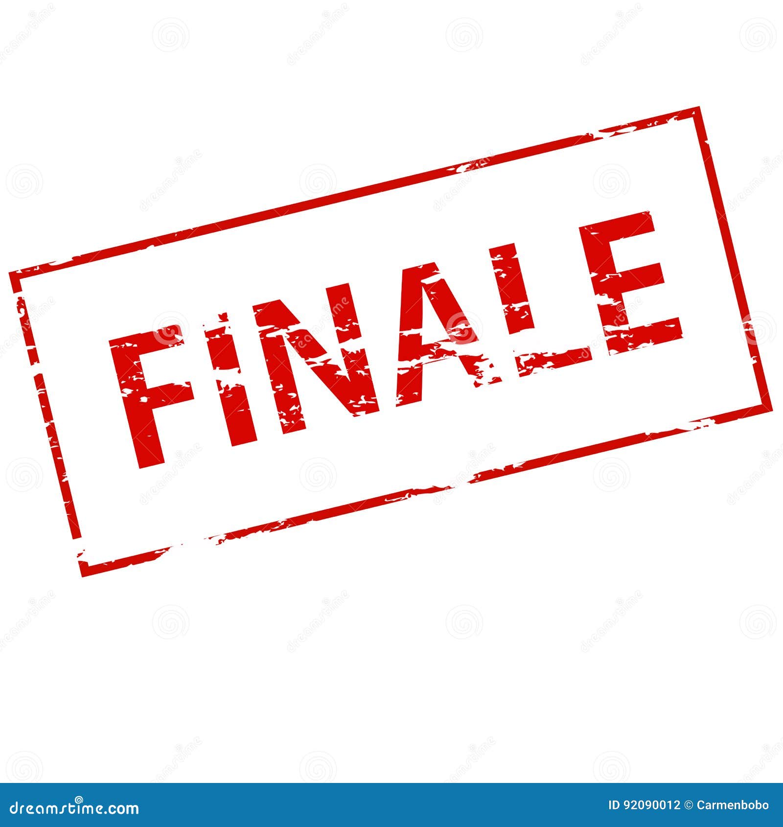 Finale stock de ilustración. Ilustración de sello, final - 92090012