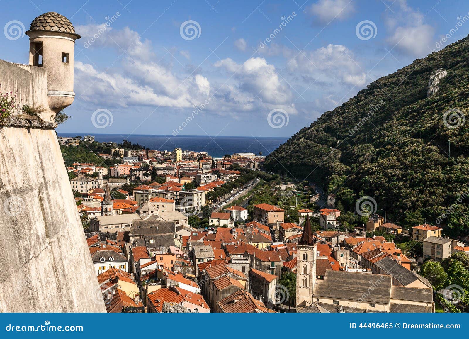 Finale ligure stock image. Image of finalborgo, country - 44496465