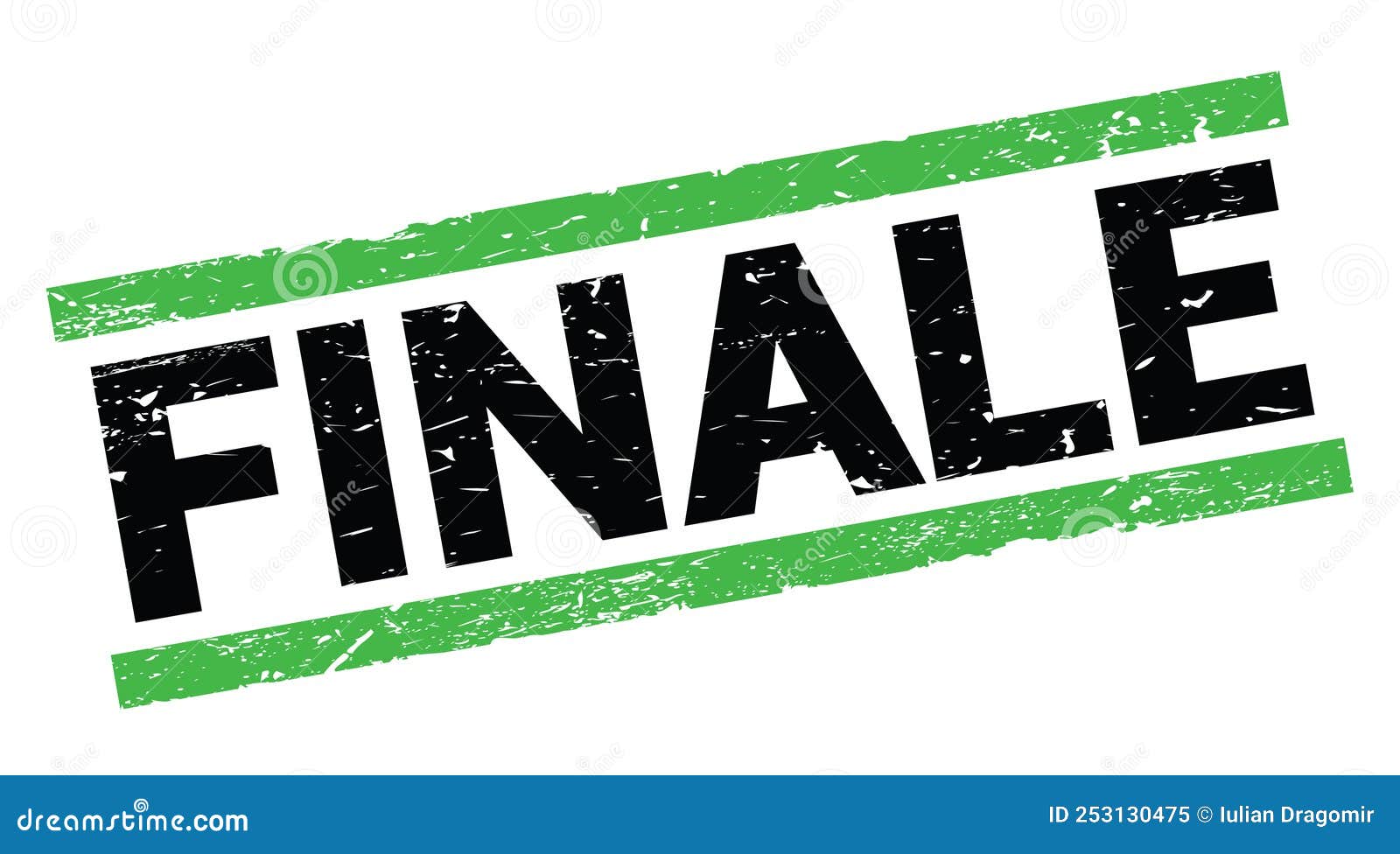 FINALE Text on Green Rectangle Stamp Sign Stock Illustration ...