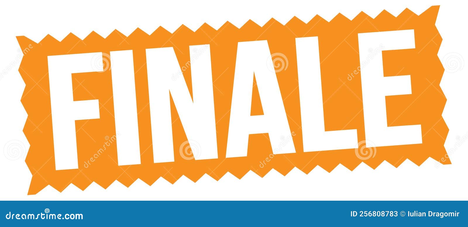 FINALE Text Written on Orange Stamp Sign Stock Illustration ...