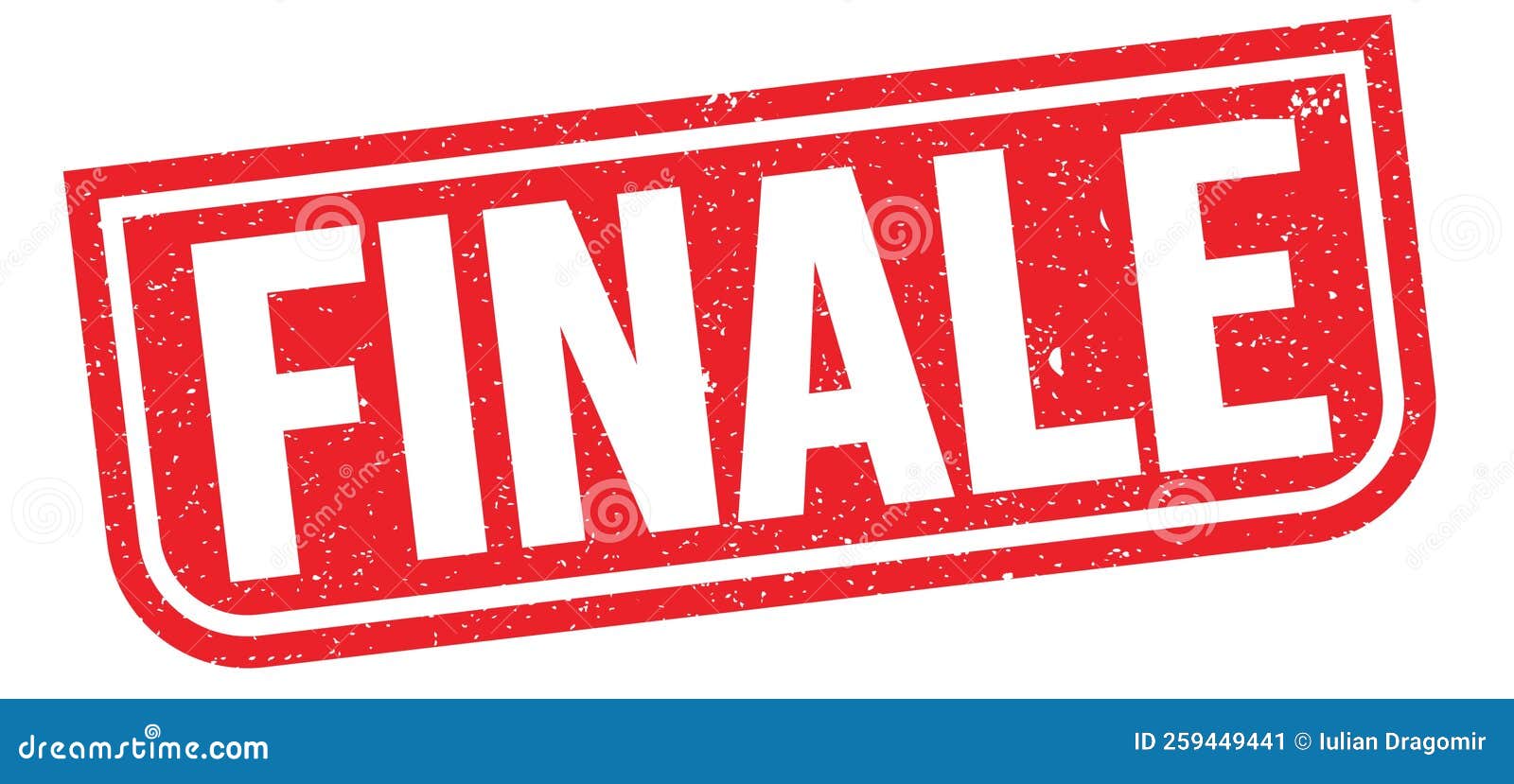 FINALE Text Written on Red Stamp Sign Stock Illustration - Illustration ...