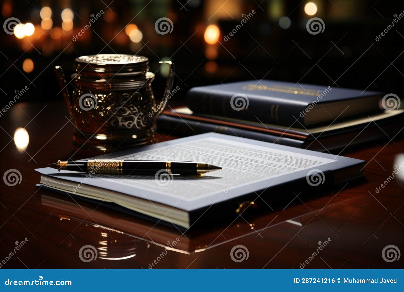 Finalizing Commitment Businessmans Signature On Contract Denotes Formal ...