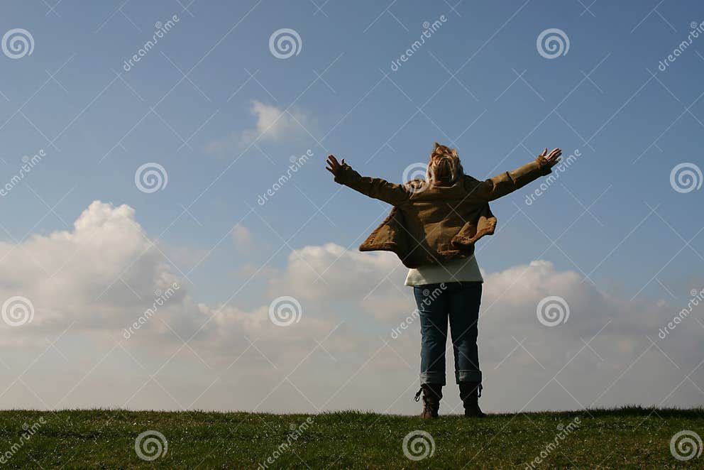 Finally stock image. Image of divine, succeed, cloud, open - 734741