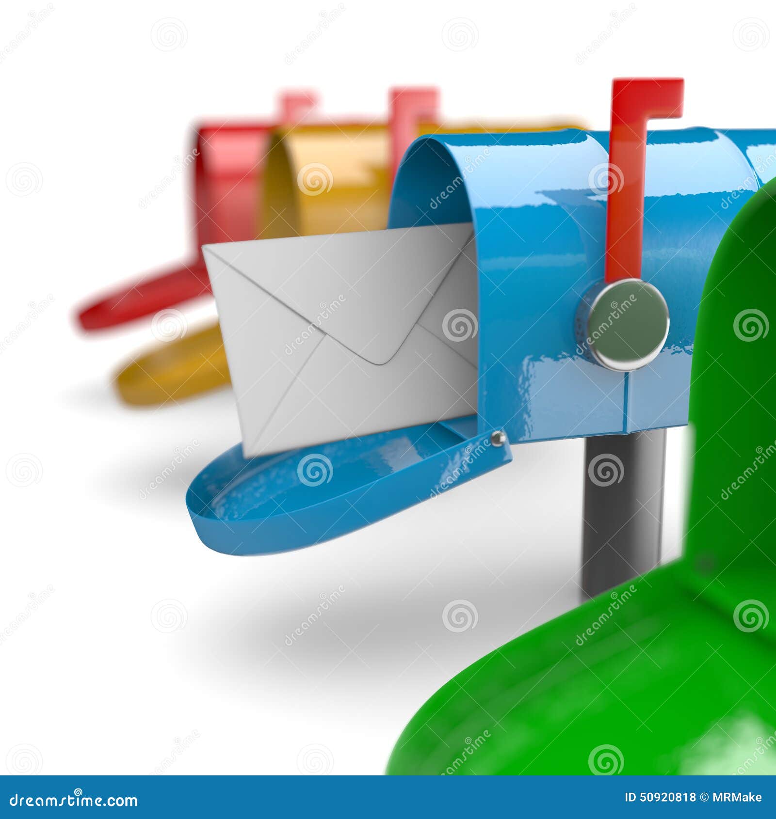 Finally Mail Arrived stock illustration. Illustration of hope - 50920818