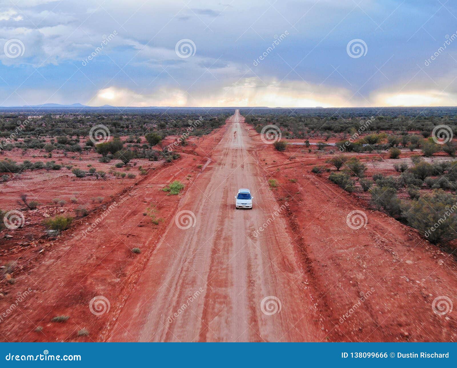 Dirtroad Driving in the Australian Outback Stock Photo - Image of ...