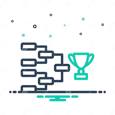 Mix Icon for Finals, Trophy and Achievement Stock Vector - Illustration ...