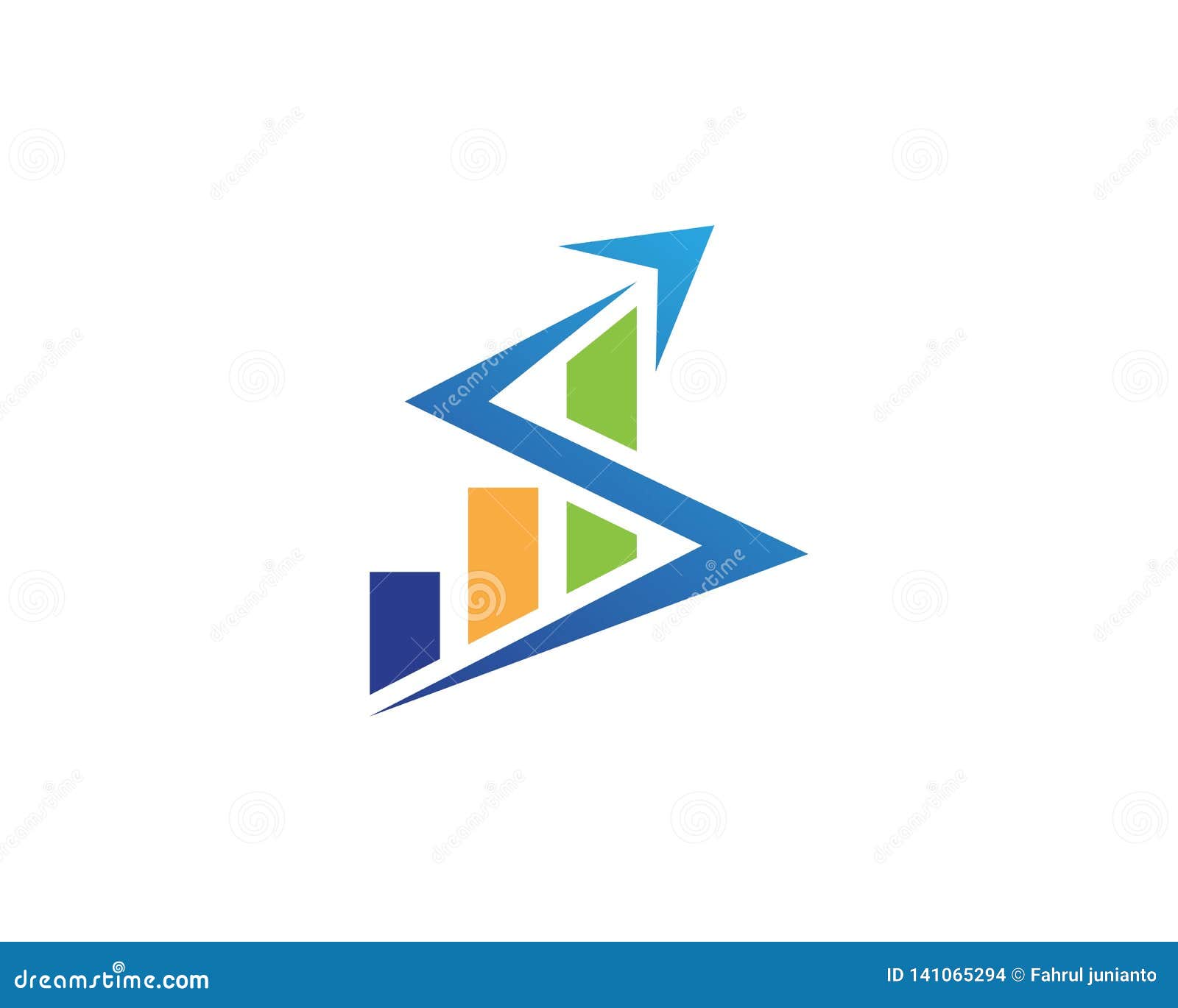 Finance Arrows Logo and Symbol Stock Vector - Illustration of logotype ...