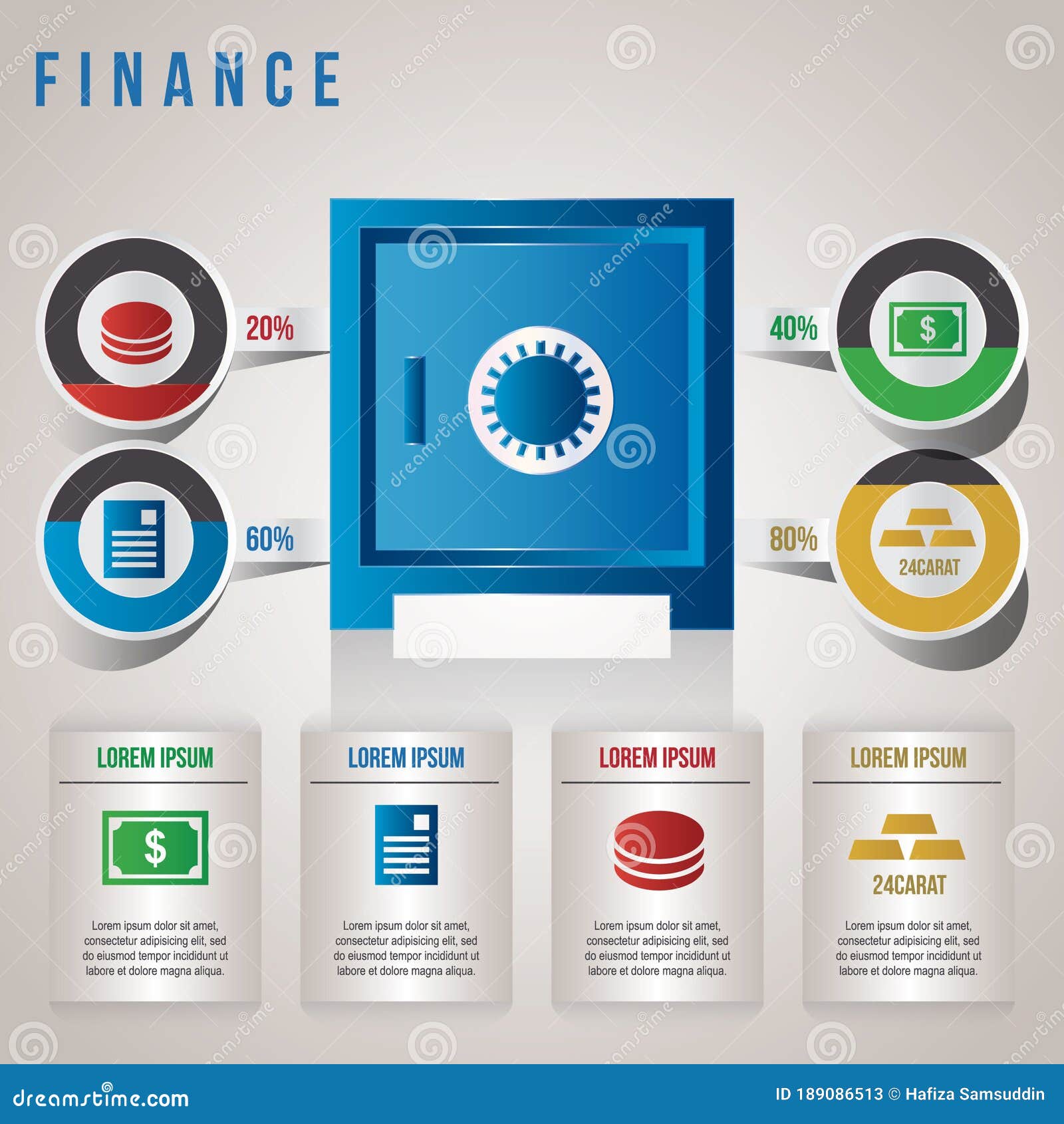 Finance Background. Vector Illustration Decorative Design Stock Vector ...