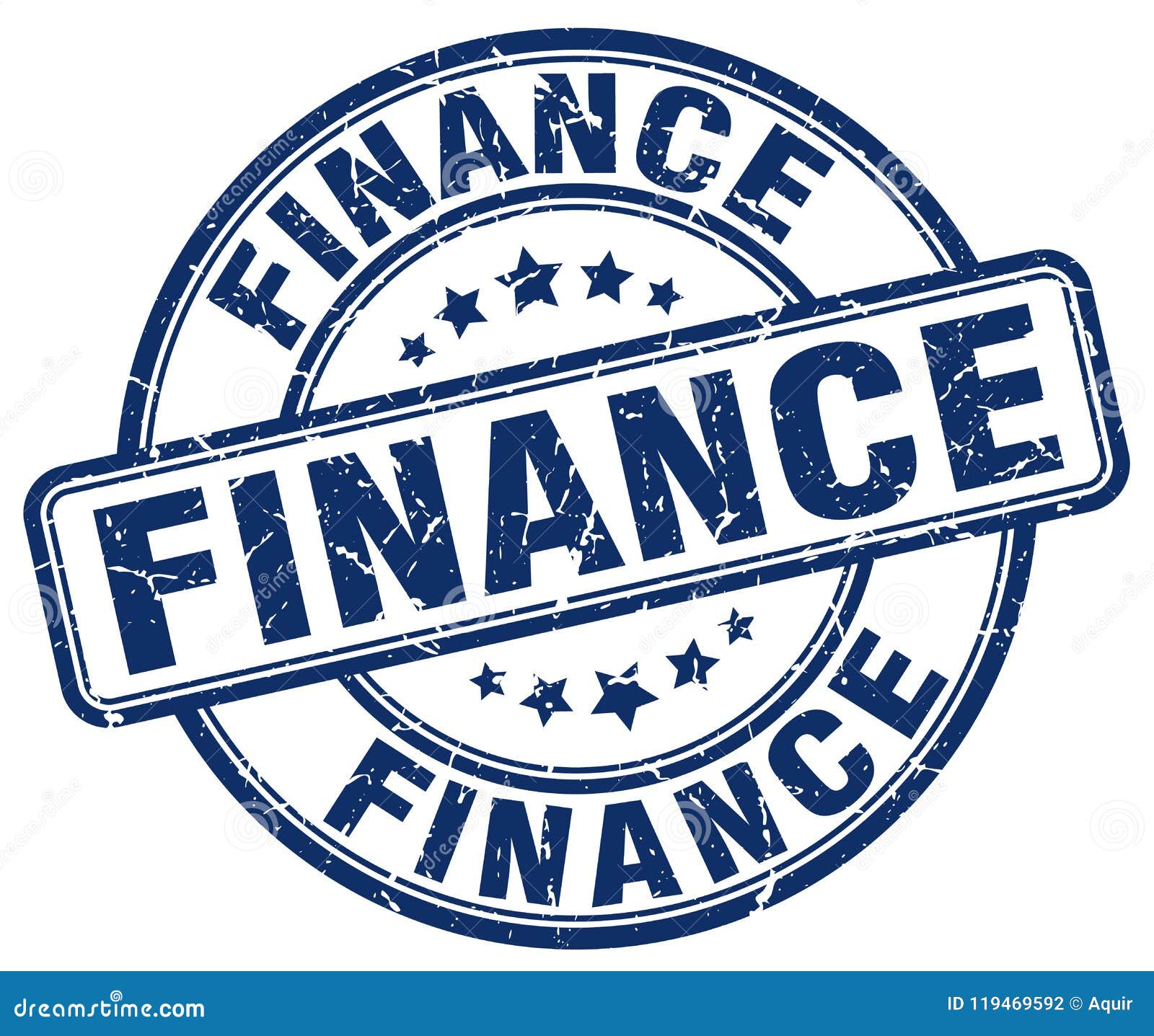 Finance blue stamp stock vector. Illustration of brown - 119469592