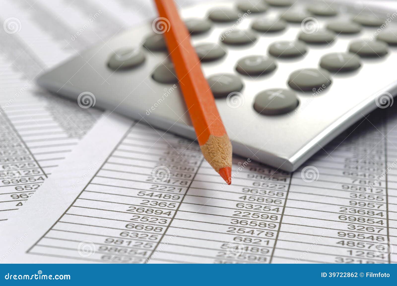Finance Business Calculation Stock Photo - Image of investment, money ...