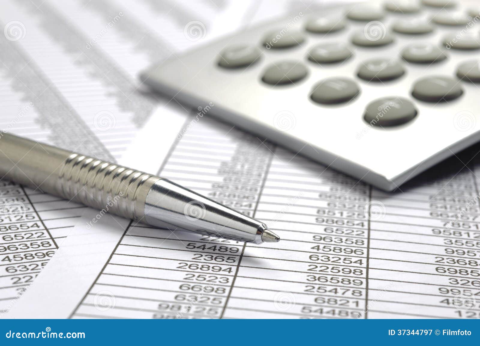 Finance Business Calculation Stock Image - Image of financial, money ...