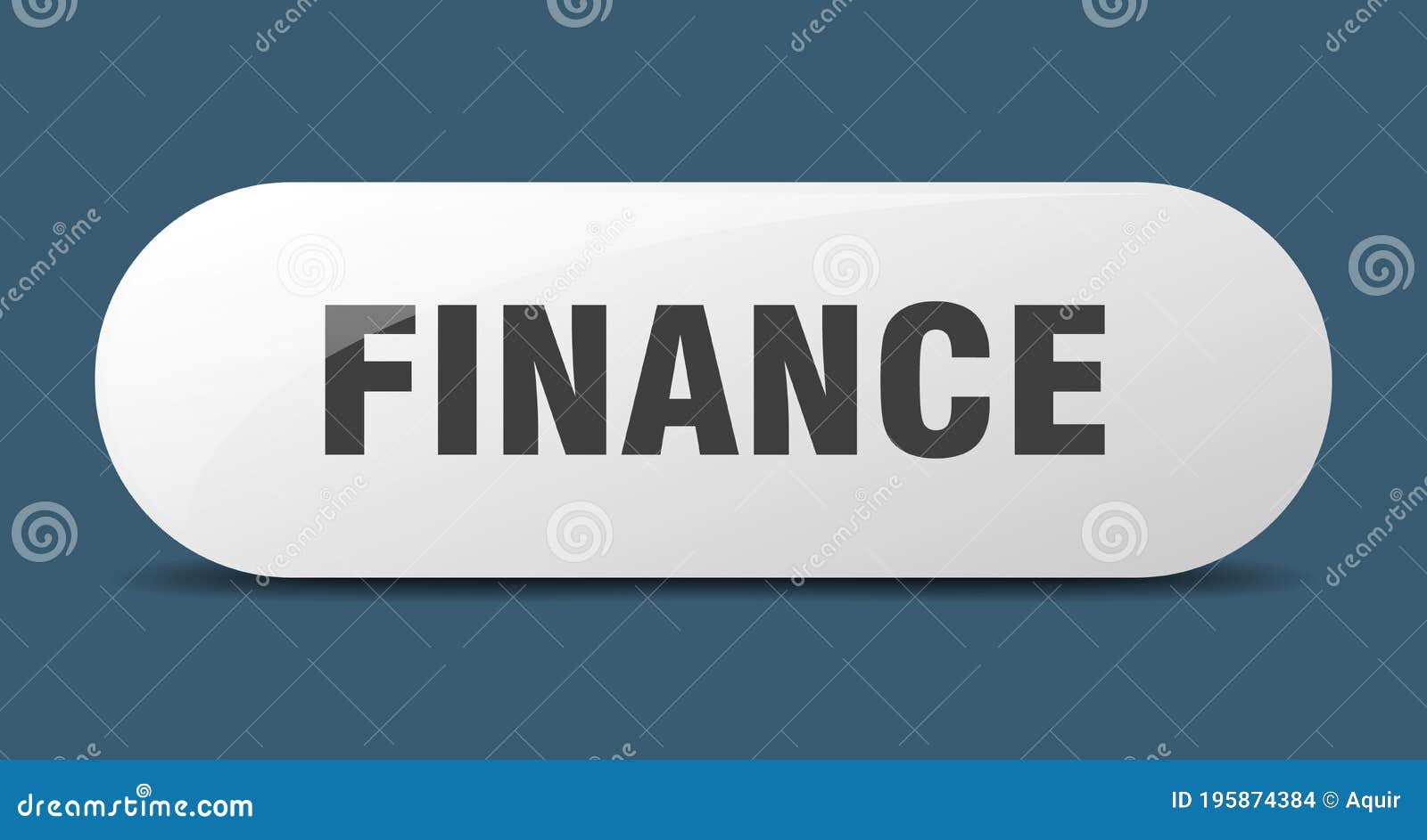 Finance Button. Finance Sign. Key. Push Button Stock Vector ...