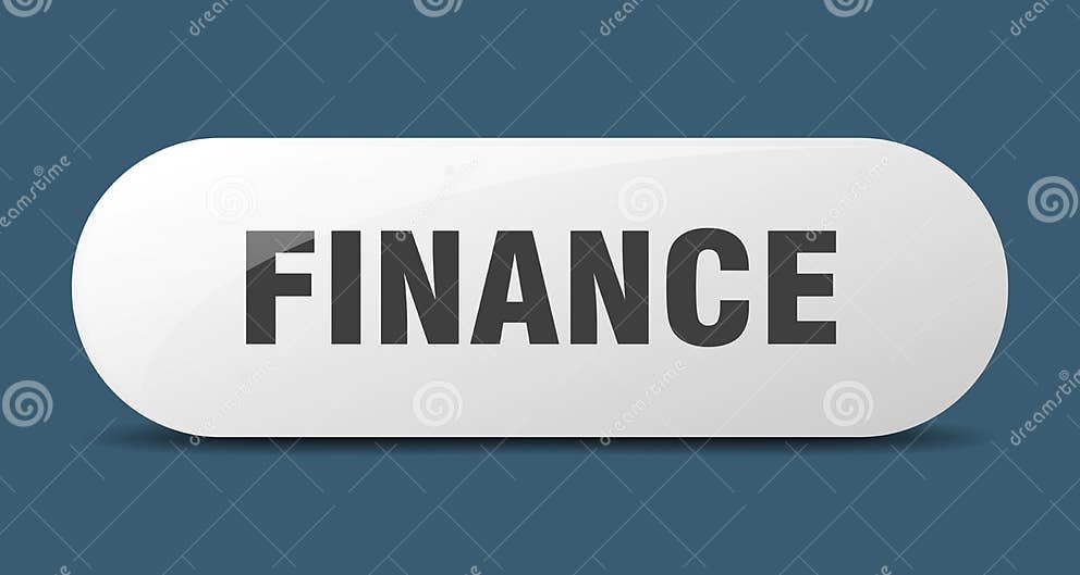 Finance Button. Finance Sign. Key. Push Button Stock Vector ...