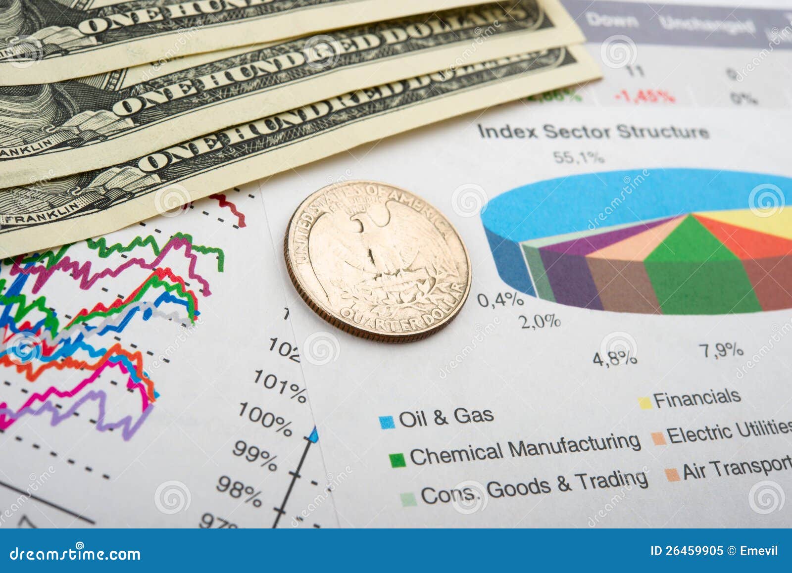 Finance chart stock image. Image of prices, dollar, document - 26459905