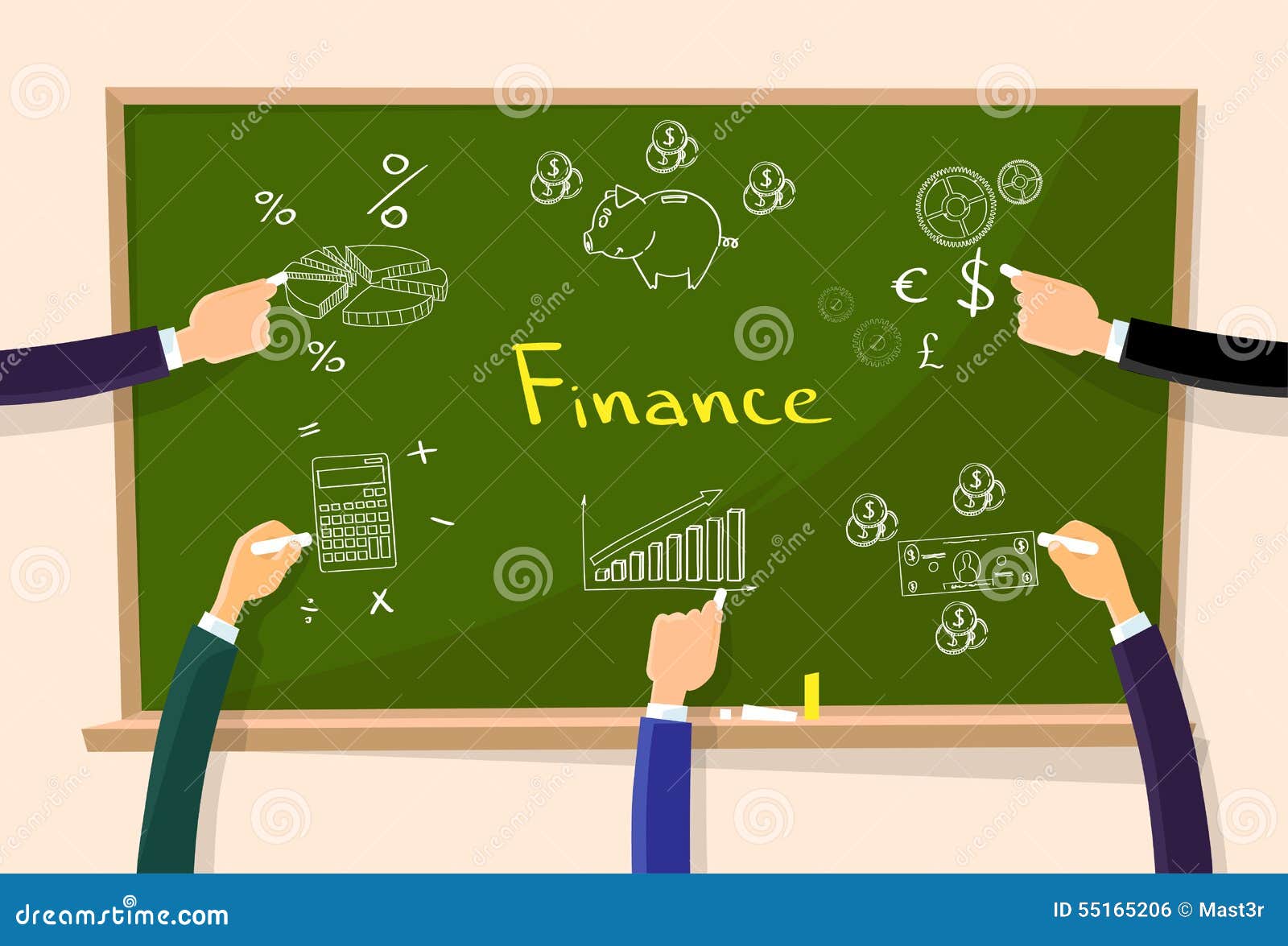 Hand With Chalk Isolated On Transparent Background. Contemporary Art ...