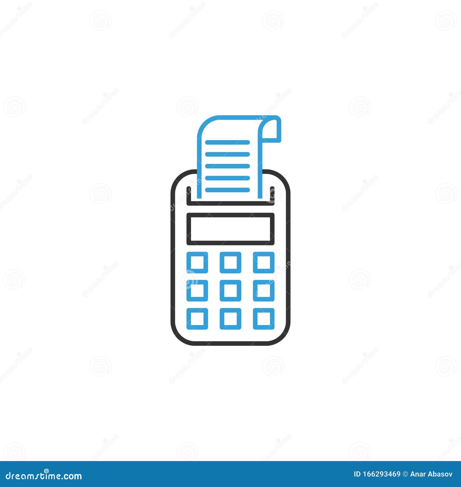 Finance Check 2 Colored Line Icon. Simple Colored Element Illustration ...