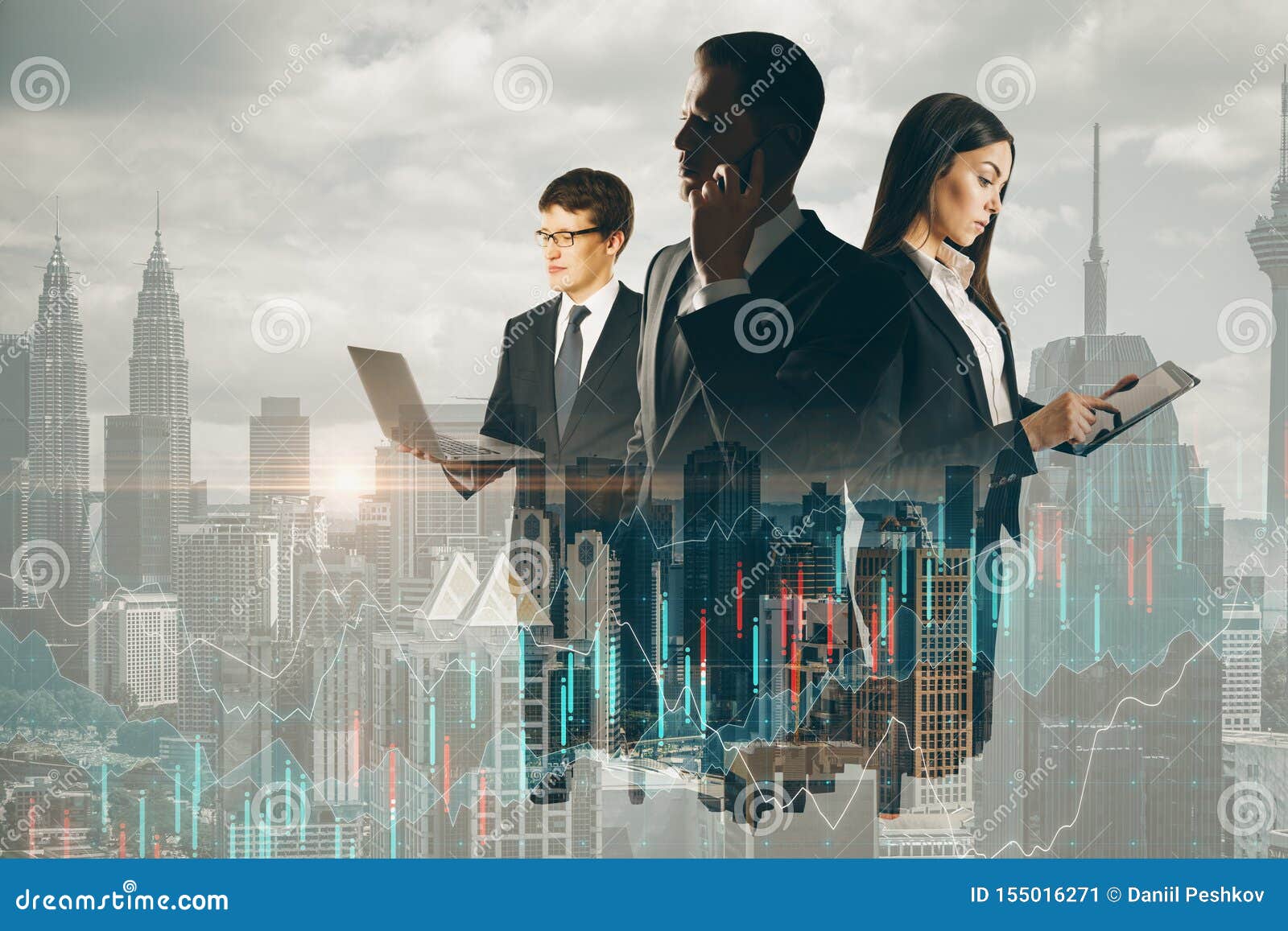 Finance and Communication Concept Stock Image - Image of exchange ...