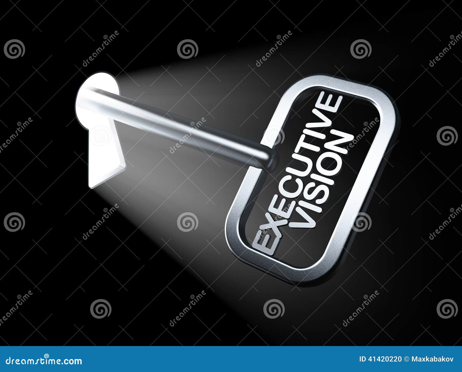 Finance Concept: Executive Vision on Key Stock Illustration ...